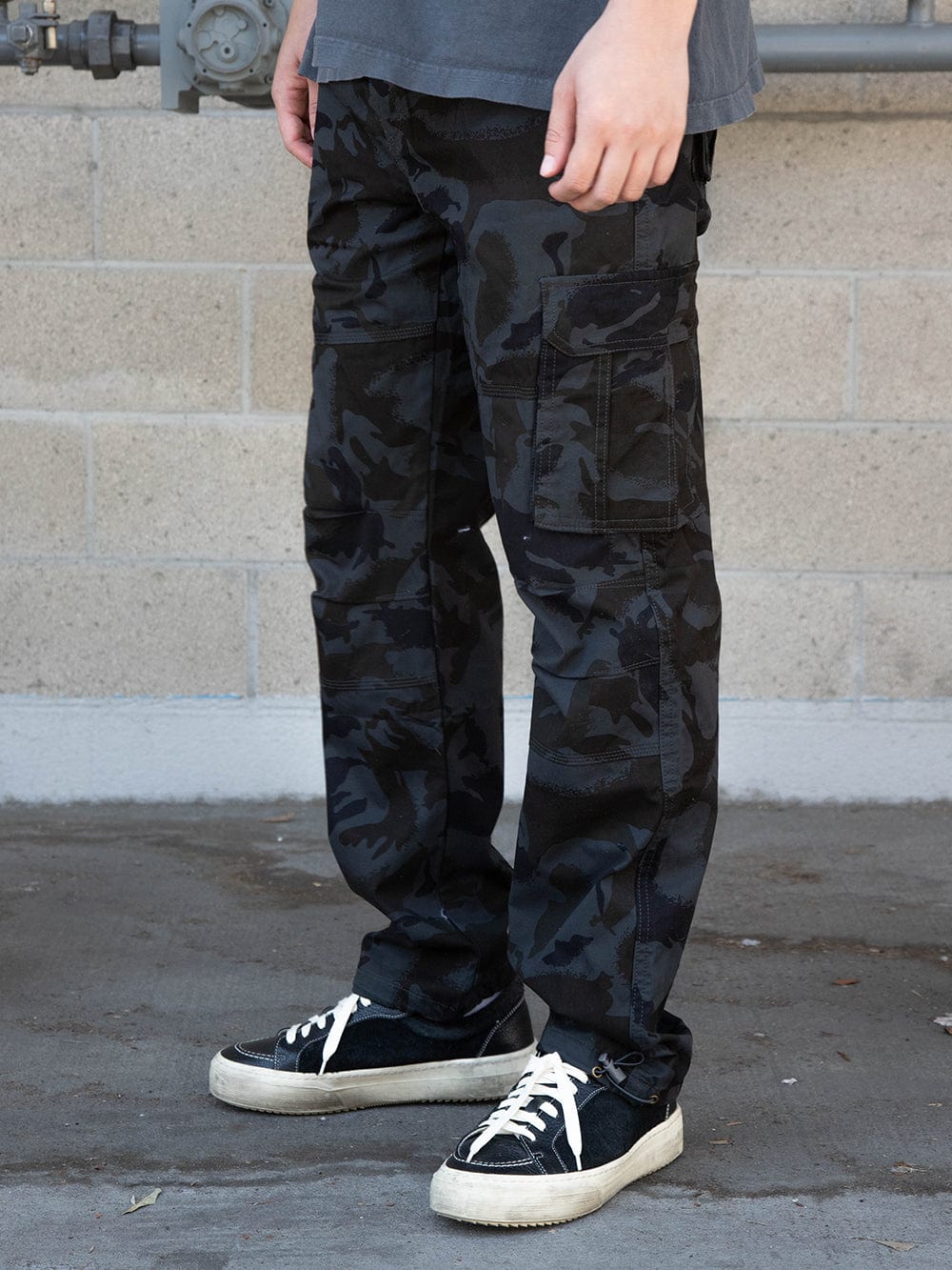 Ambush Cargo Pants - Black Camo – Young & Reckless